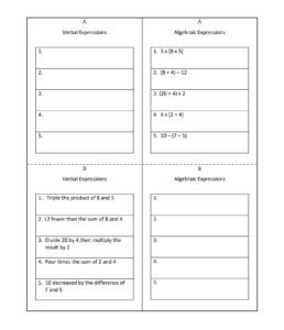 How to Write and Interpret Numerical Expressions